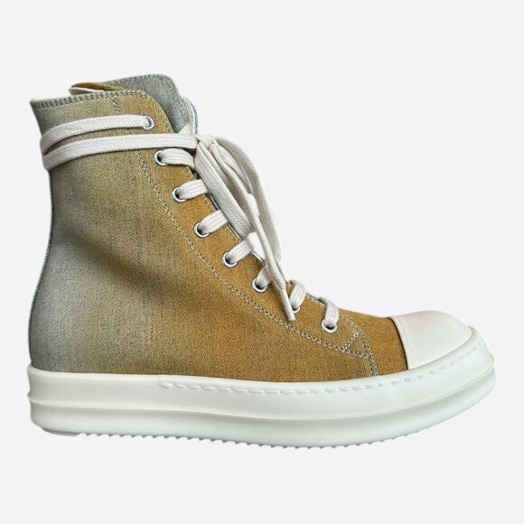 Rick Owens | Shoes | Rick Owens Blue Orange Gradient Womens High Top ...